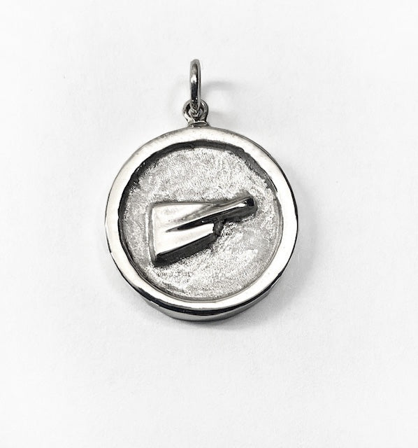 Chunky Disc with Hatchet Blade Rowing Pendant – Rubini Inc.