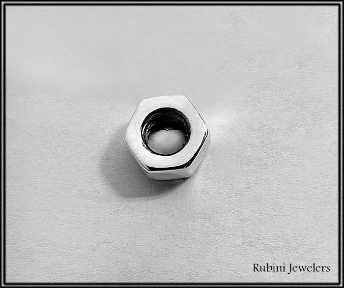 Sterling Silver 7/16'' Nut Bead – Rubini Inc.